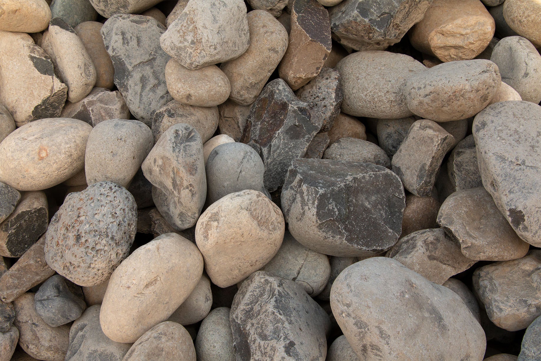 3 to 8 inch Glacier Round Rock | Bark Ranch